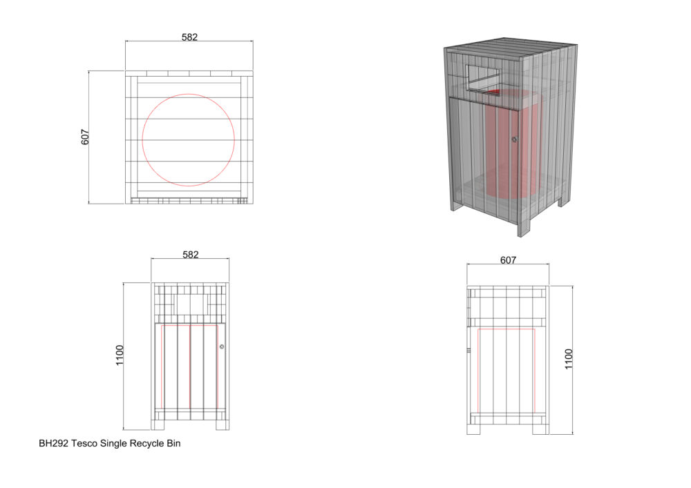 Smartawood Bin | Plastecowood