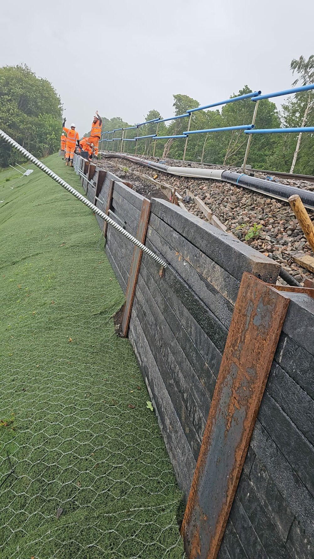 Network Rail - Retaining wall | Plastecowood
