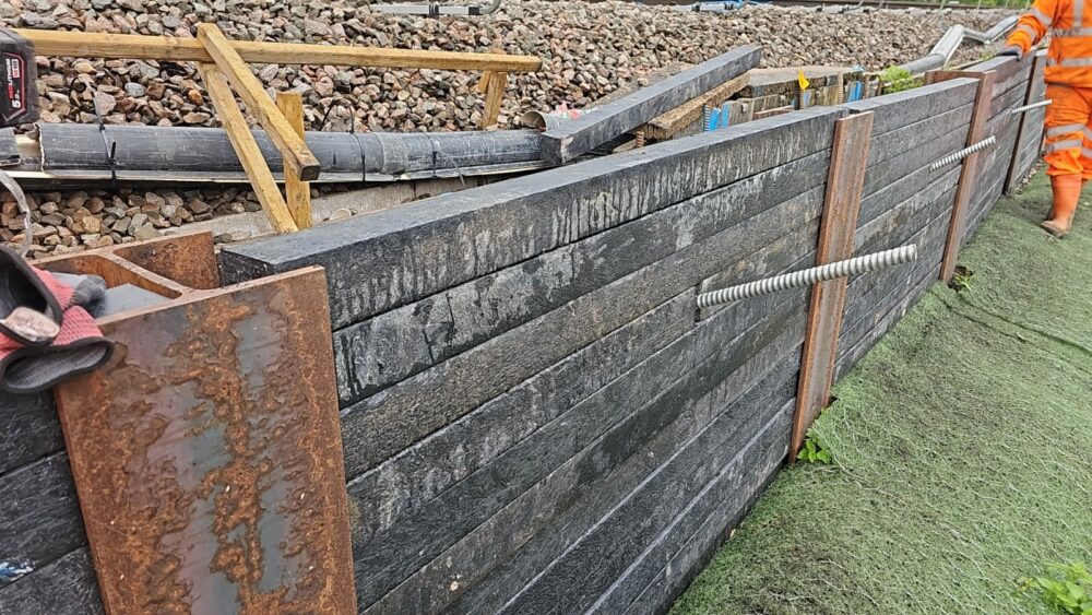 Network Rail - Retaining wall | Plastecowood