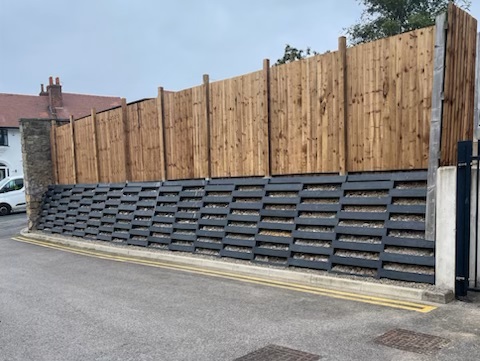 Recycled Plastic Retaining Walls